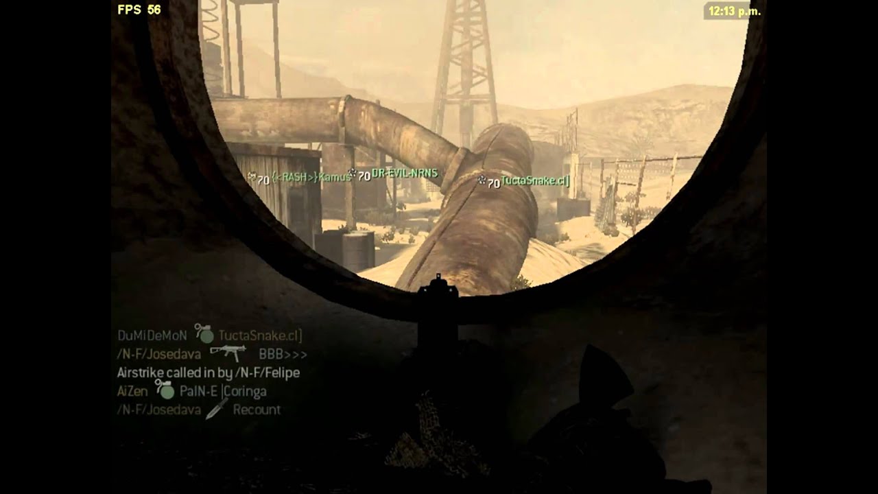 MW2 Nuke:/N-F/Felipe: W2000+Desert : Nuke Rapida - YouTube