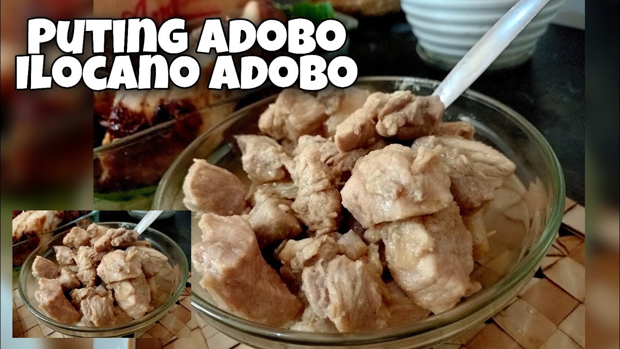 how to cook PUTING ADOBO / ILOCANO ADOBO - YouTube