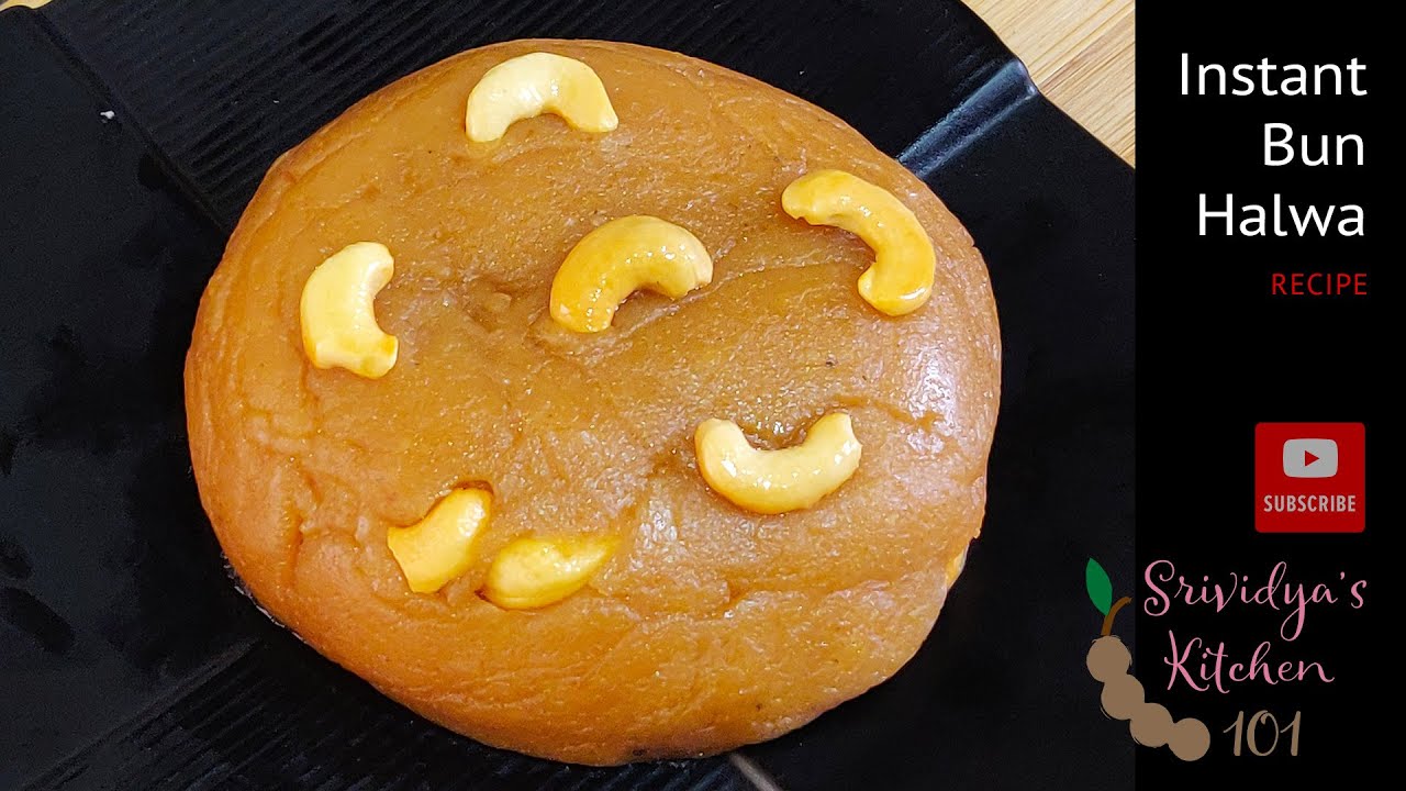 Instant Bun Halwa Recipe | Easy Rusk Halwa | How To Make Halwa in 15 ...