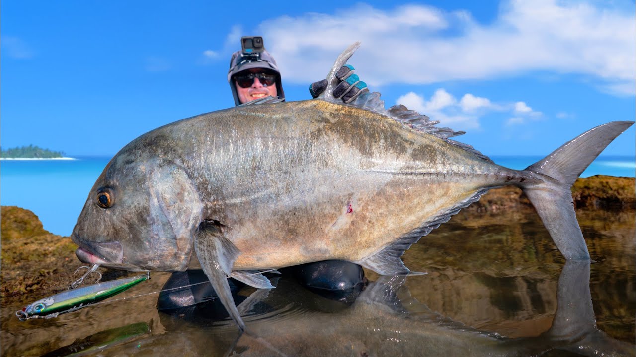 Fishing Until I Catch a Giant GT (Success) - YouTube