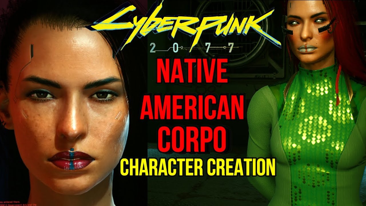 Cyberpunk 2077 (1.5 Update in pinned comment) Beautiful Native American ...