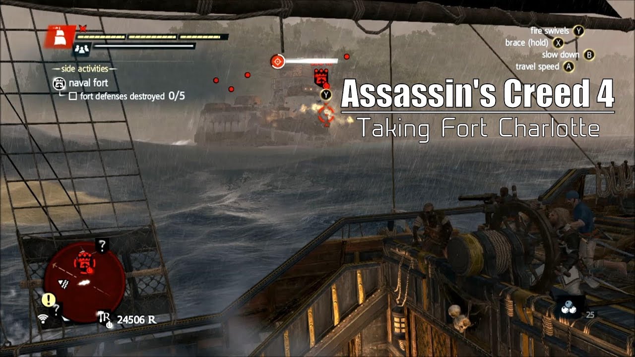 AC4: Free Roam - Taking Fort Charlotte - YouTube