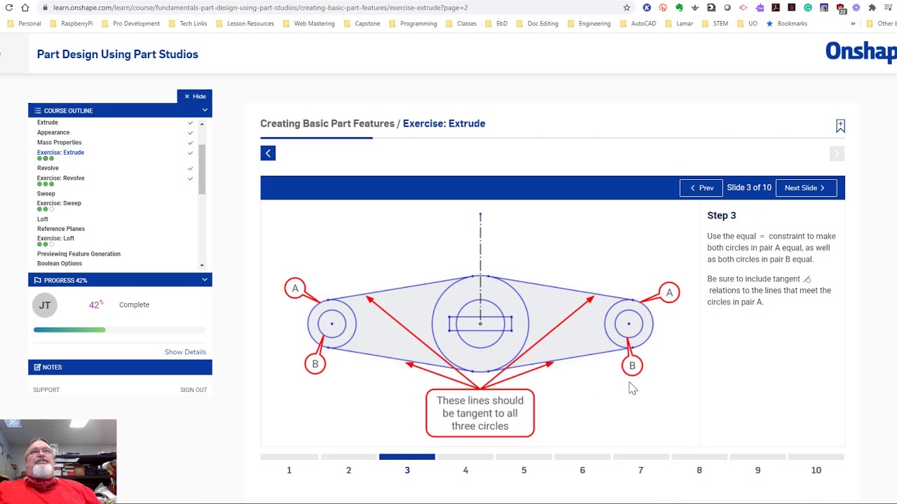 Onshape Extrude Exercise - YouTube