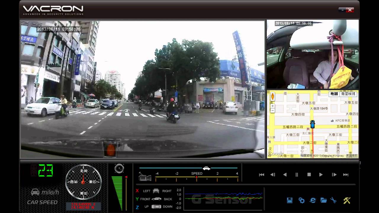 【VACRON_守護眼】CDR-E07 晴天市區拍攝 - YouTube