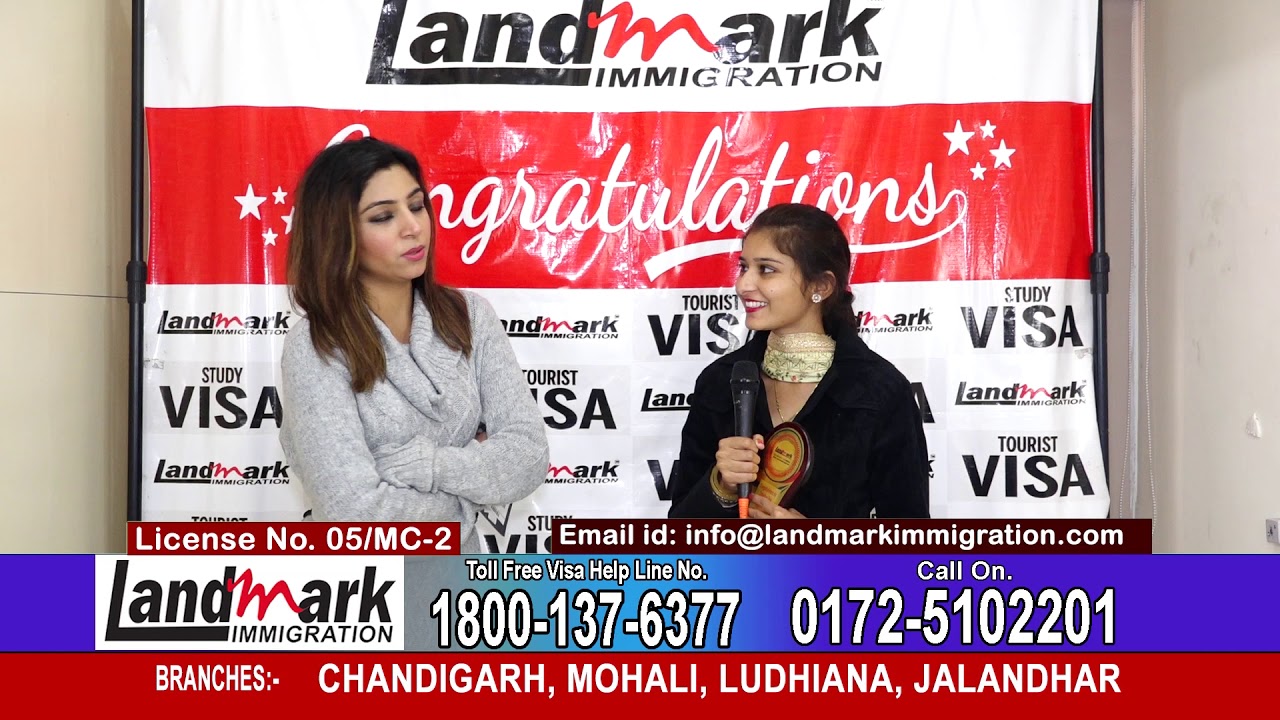 Ms. Sukhpreet Kaur Gill Got Canada Study Visa January Intake 2020 - YouTube