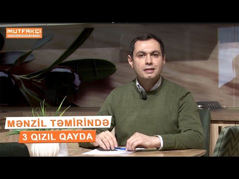 Mənzil təmiri | Ev dizayn və 3 qızıl QAYDA