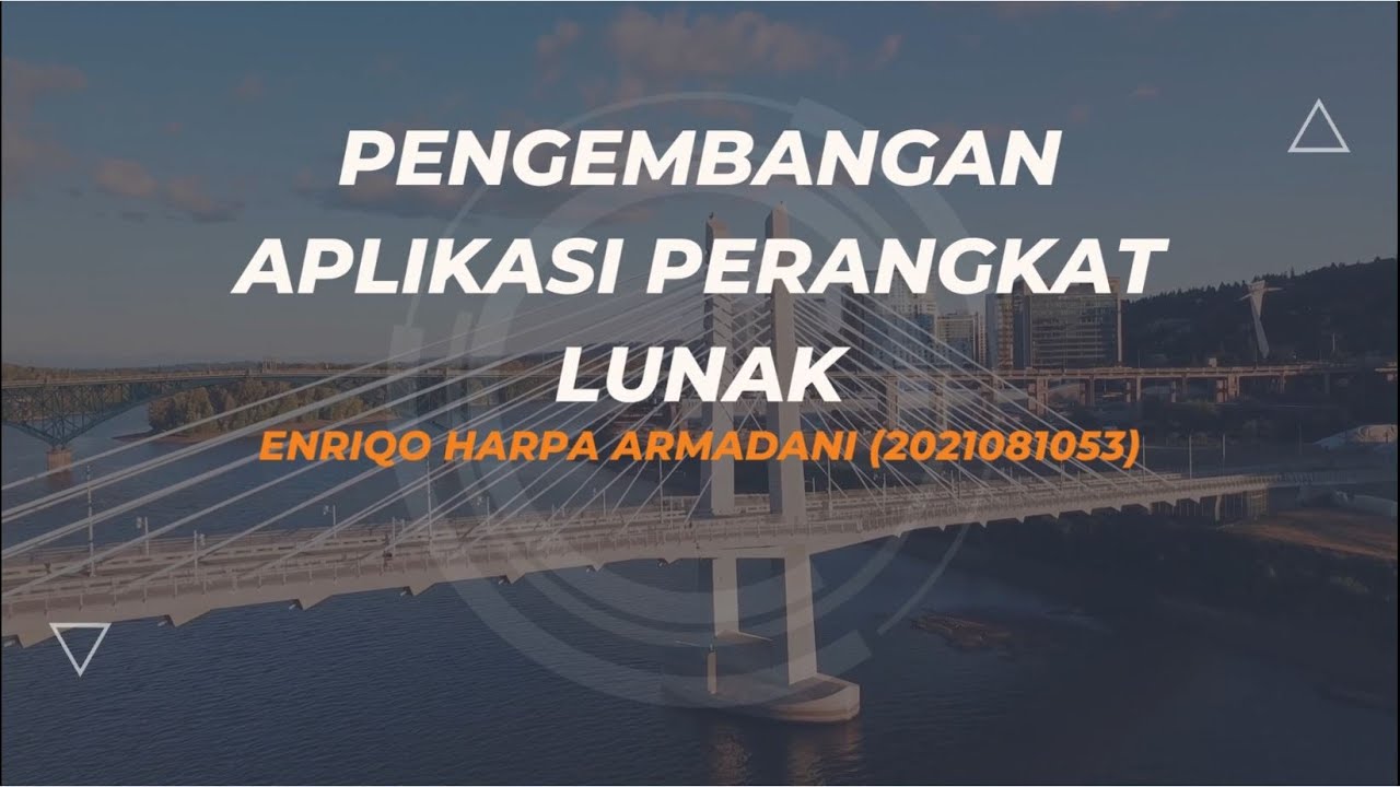 UAS Pengembangan Aplikasi Perangkat Lunak - Enriqo Harpa A - SIF - UPJ ...
