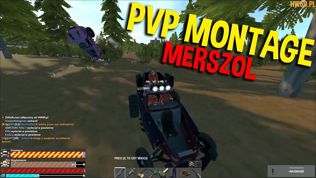 Hurtworld V1 Highlights #8 - PvP Montage, PvP car - YouTube