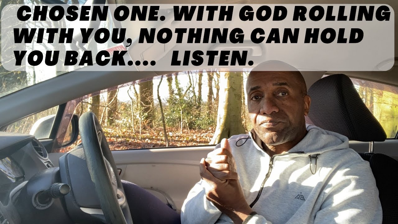 Chosen One. With God rolling with you. Nothing can hold you back ...