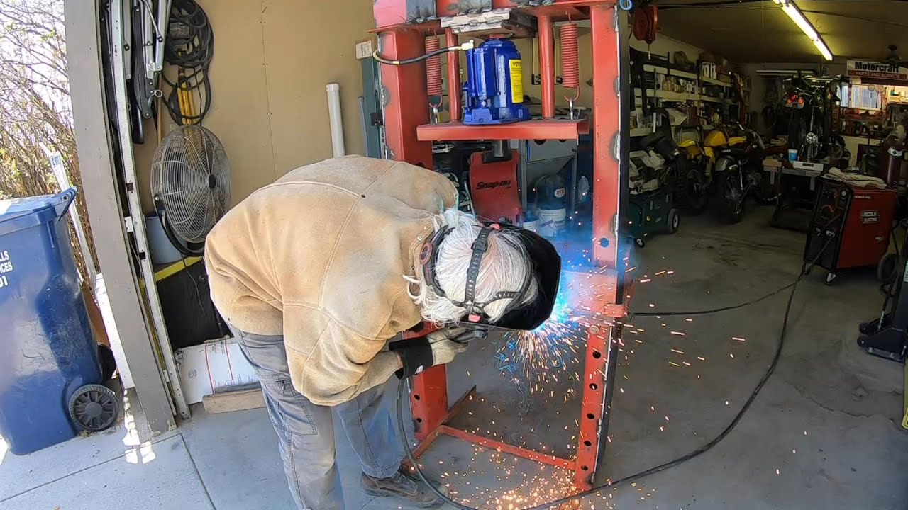 Hydraulic press modification part 3 - YouTube