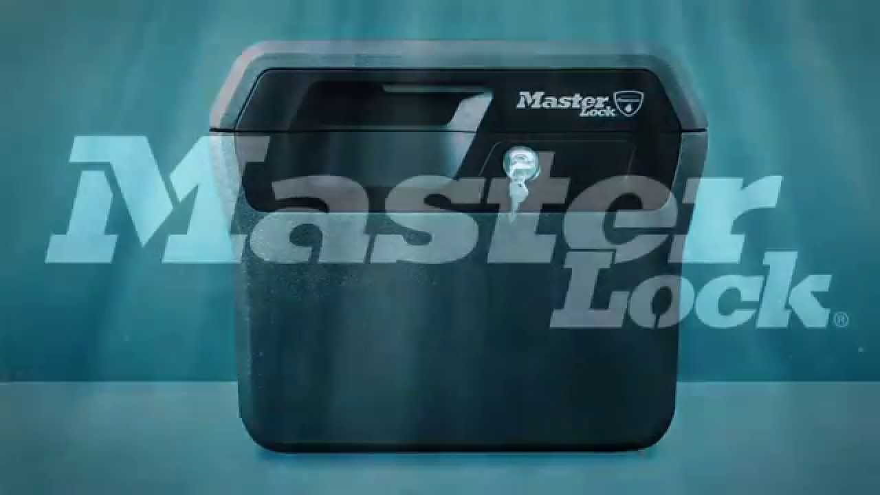 Water resistance of Master Lock safes and chests - YouTube