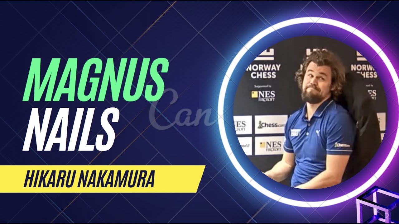 Magnus Snatches Win from Hikaru Nakamura !! - YouTube