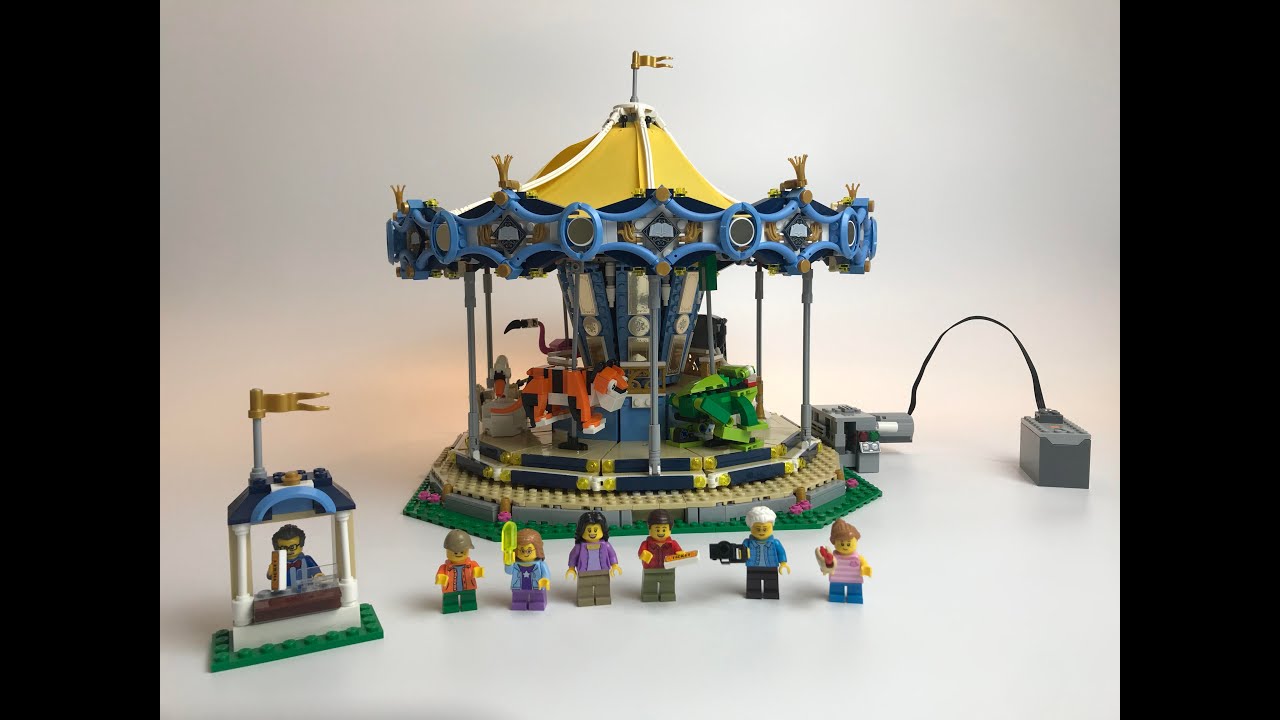 Lego 10257 Carousel Creator Expert. Speed build - YouTube