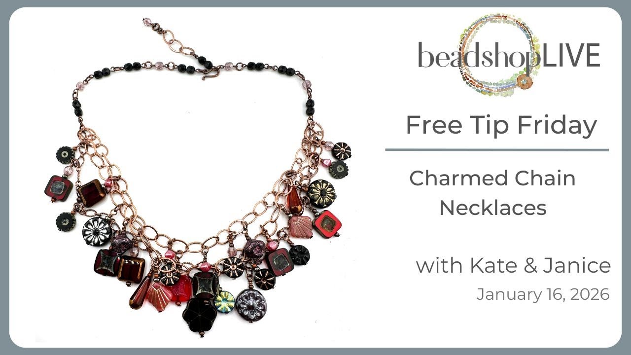Free Tip Friday: Charmed Chain Necklaces & NEW Beads - YouTube