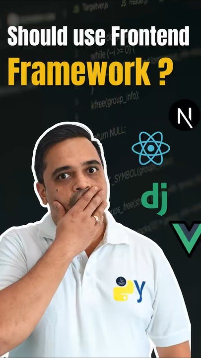 Can Frontend Frameworks with Django in projects be used? #python #software #frontend #shorts ...