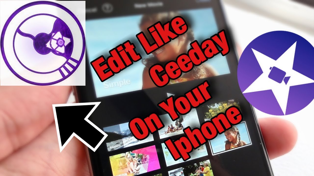 How To Edit Like Ceeday On Just Your Phone - YouTube