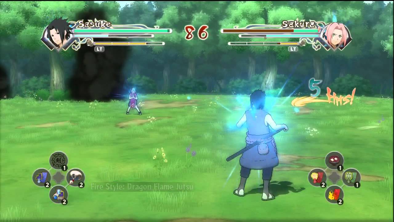 Naruto Shippuden Ultimate Ninja Storm Generations - Sasuke (Kirin) VS ...