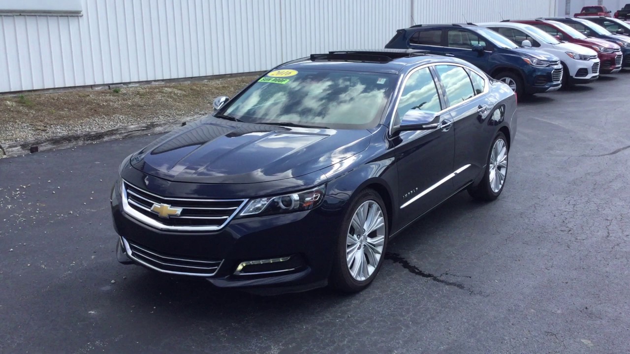 2016 Chevrolet Impala LTZ Black - YouTube