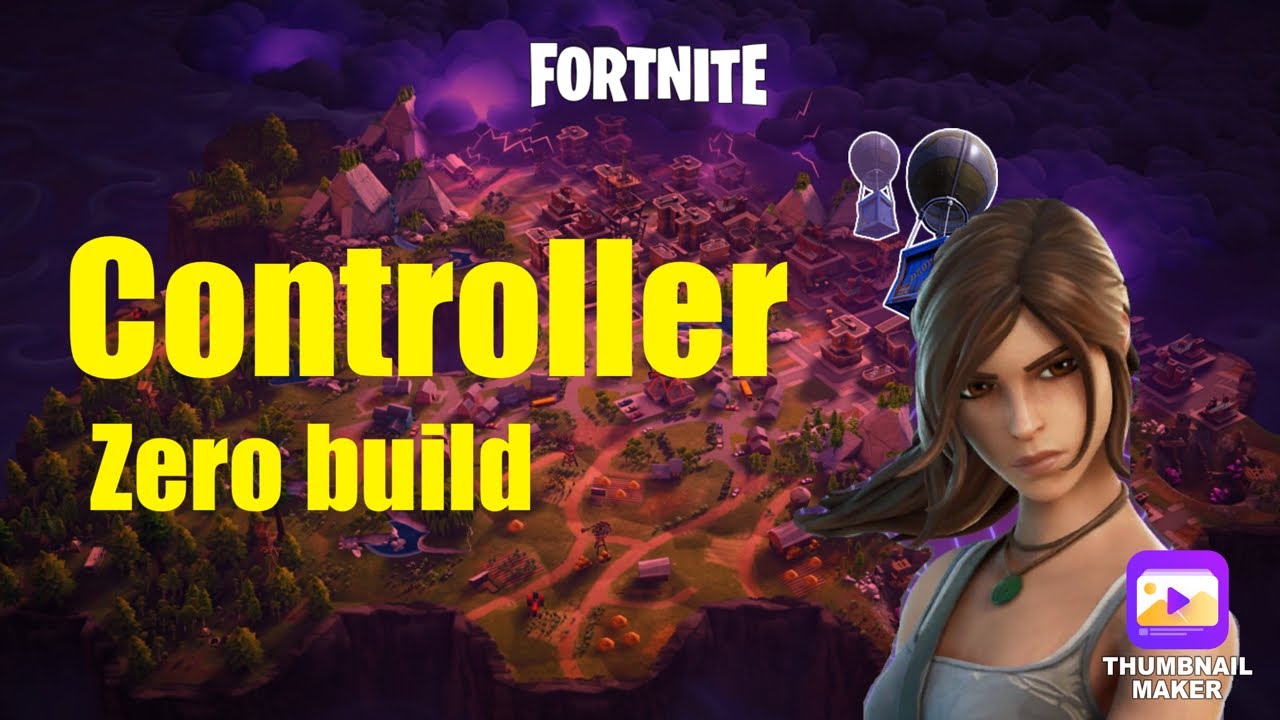 Lara Croft gameplay zerobuild Controller - YouTube