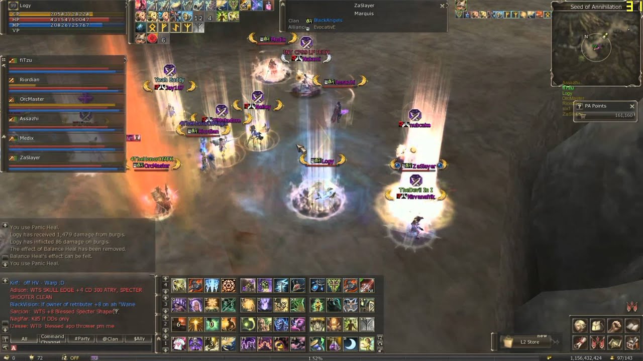 Lineage 2 Core - Seed Of Annihilation Death Match - YouTube