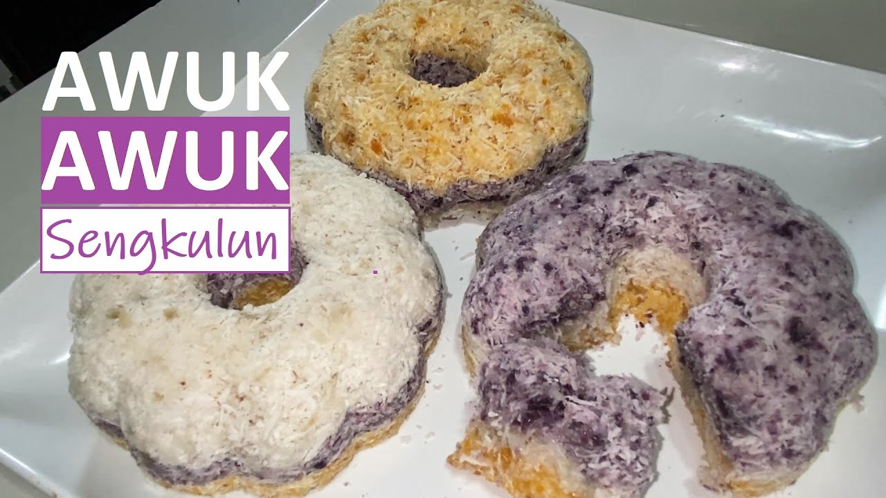 Resep & Cara buat Kue Awuk - Awuk / Sengkulun aneka ubi - YouTube