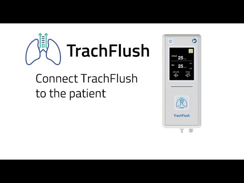 TrachFlush; Connect TrachFlush to the patient - YouTube