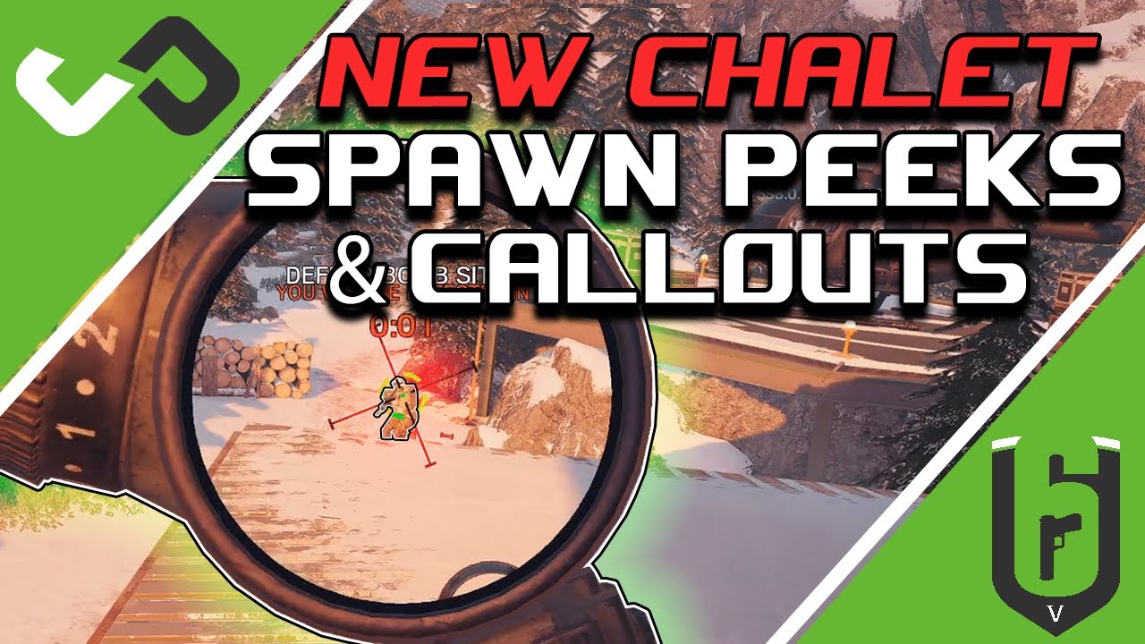 Chalet Rework Callouts and Spawn Peeks in Rainbow Six Siege - YouTube