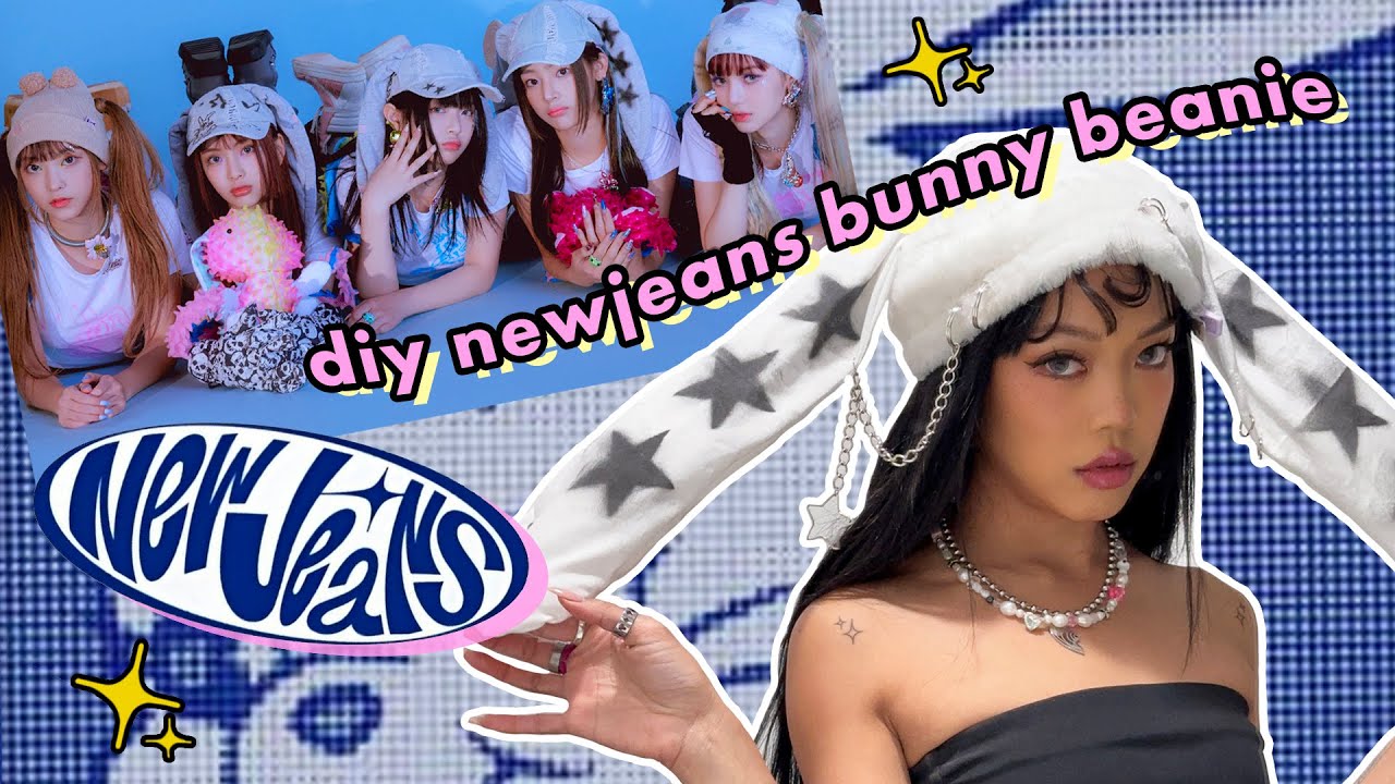 DIY NewJeans Bunny Beanie! 🐰 | Nava Rose - YouTube