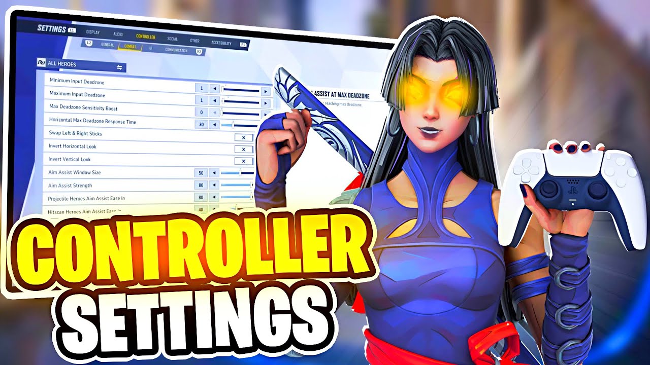 *NEW* BEST Controller Settings For Marvel Rivals (Aim Tips Included ...