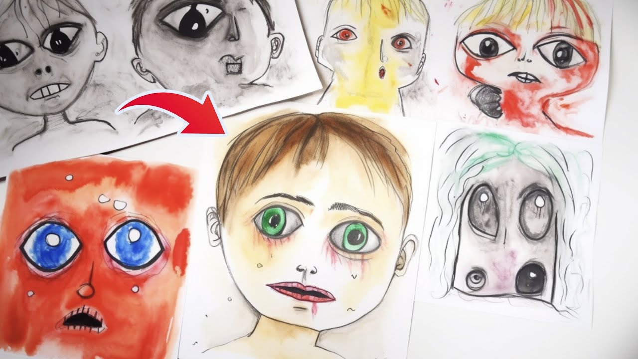 3 Scary True Stories: Children's Drawings with Disturbing Backstories ...