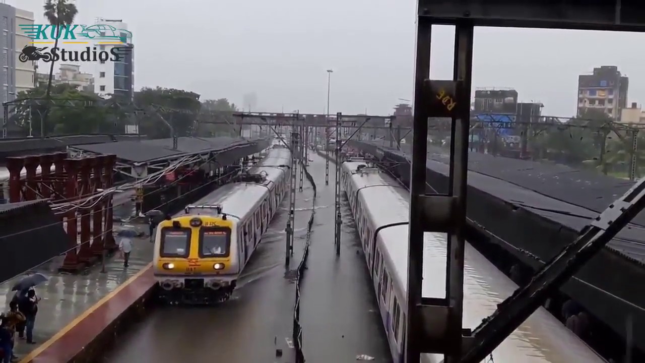 Train passing in water | train in water - amazing train vs water ...