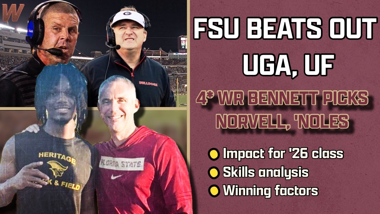 BREAKING: FSU Football Lands 4-STAR WR Brandon Bennett | FSU Football ...