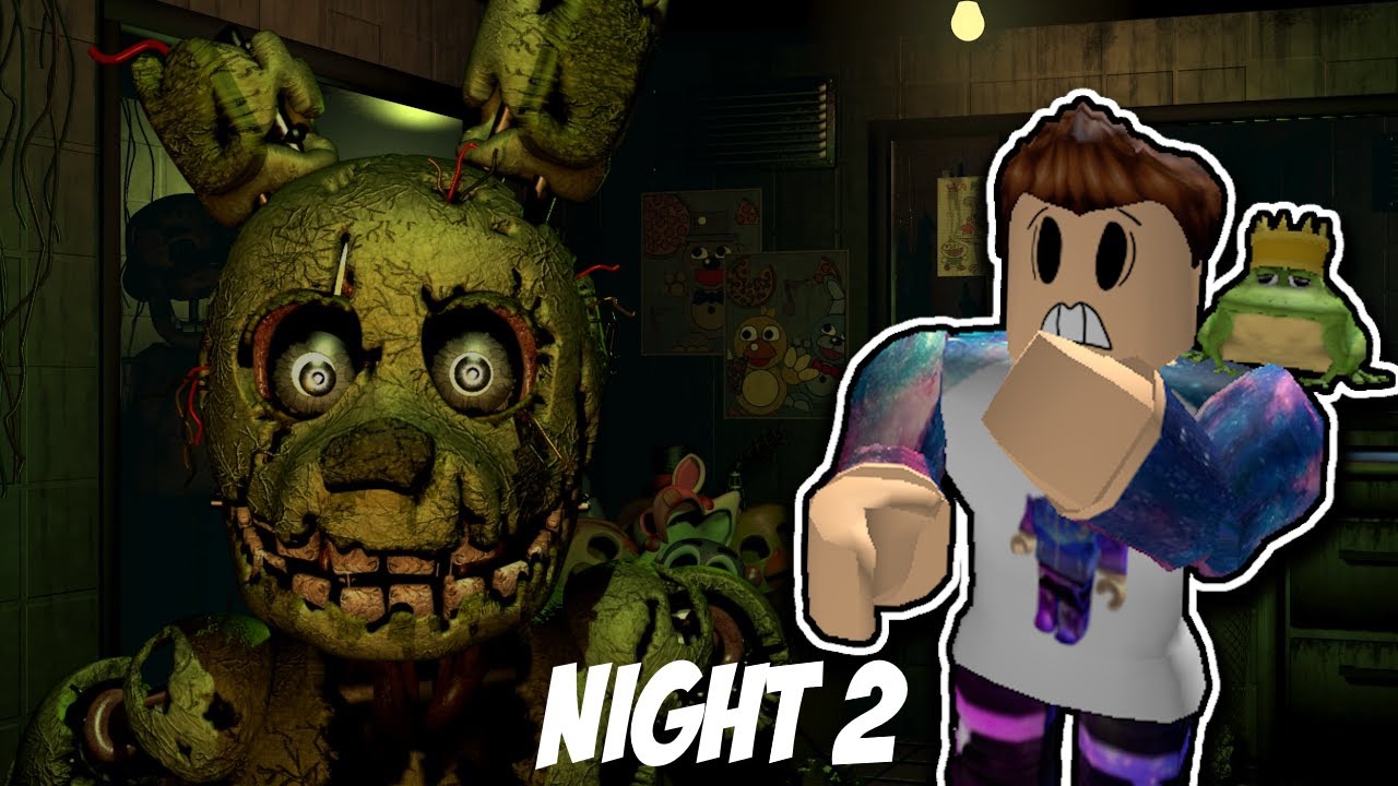 SPRINGTRAP IS HERE..| Scary Plays Five Nights at Freddy's 3 (Night 2 ...