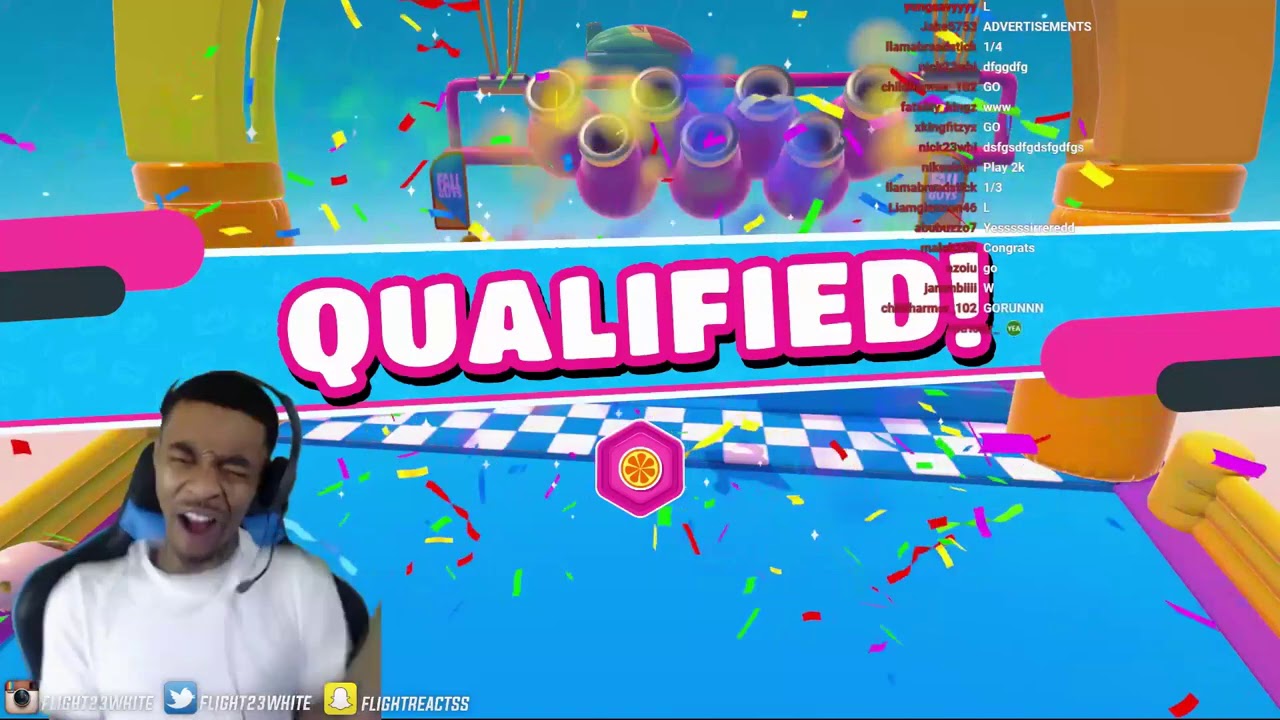 FlightReacts Plays Fall Guys For 7th Time & Lets Just Say... - YouTube