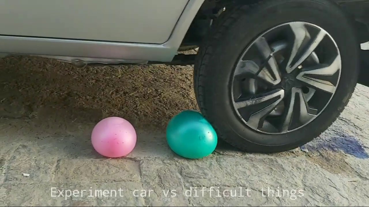 Experiment car vs different thingz part 2 - YouTube