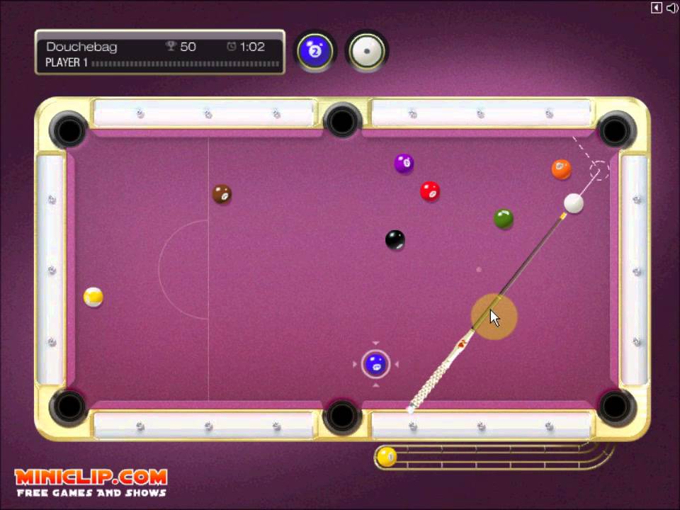 Deluxe Pool - Flash Game - Casual Gameplay - YouTube