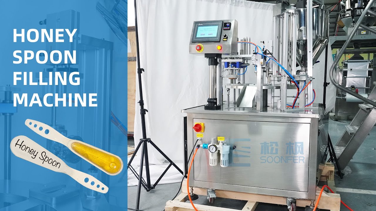 Automatic honey spoon filling machine, honey packaging machine, multi ...