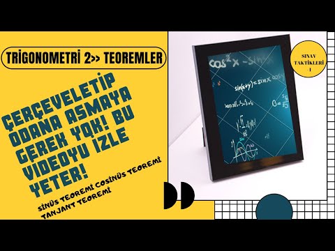 ' BU KONU BENİ AŞAR! DEME; SONUNA KADAR İZLE ' - TRİGONOMETRİ 2 / TEOREMLER / AYT