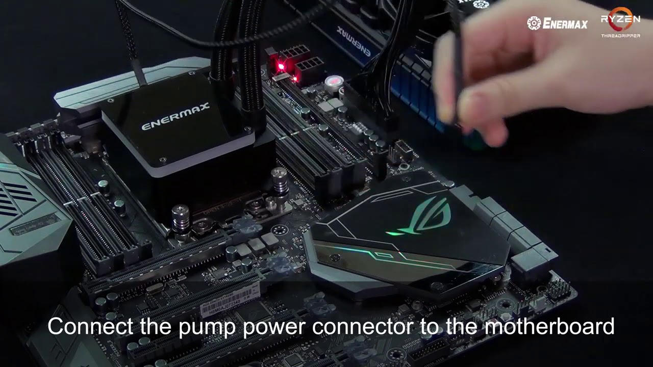 ENERMAX LIQTECH TR4 II Liquid Cooler Installation Guide - YouTube