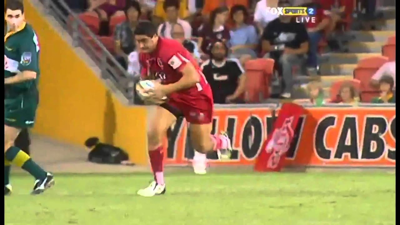 Rod Davies Try Vs Crusaders 2010 - YouTube