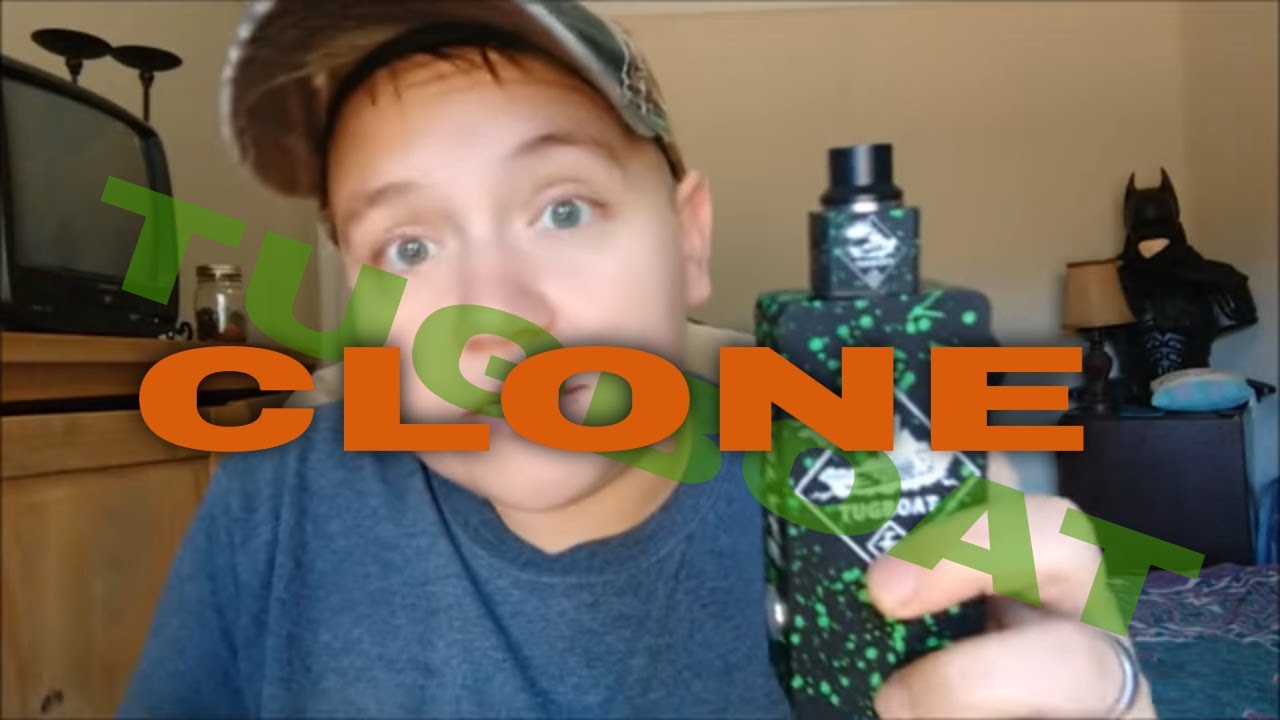 Tugboat clone review of tuglyfe unregulated box mod wish - YouTube