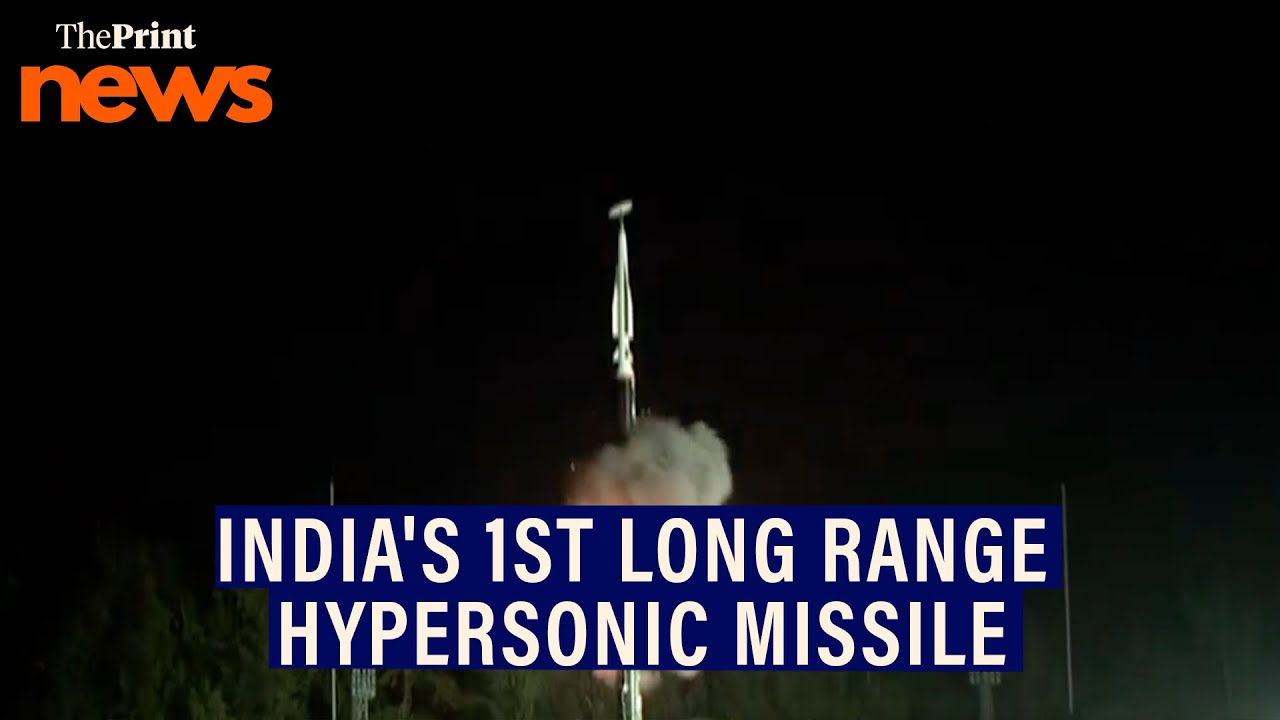 India successfully test-fires maiden long range hypersonic missile ...