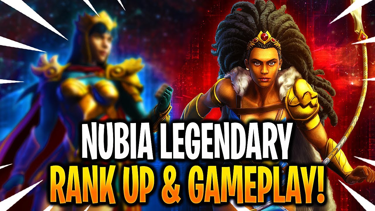 New Character Nubia Legendary Rank Up & Gameplay! - DC Legends - YouTube