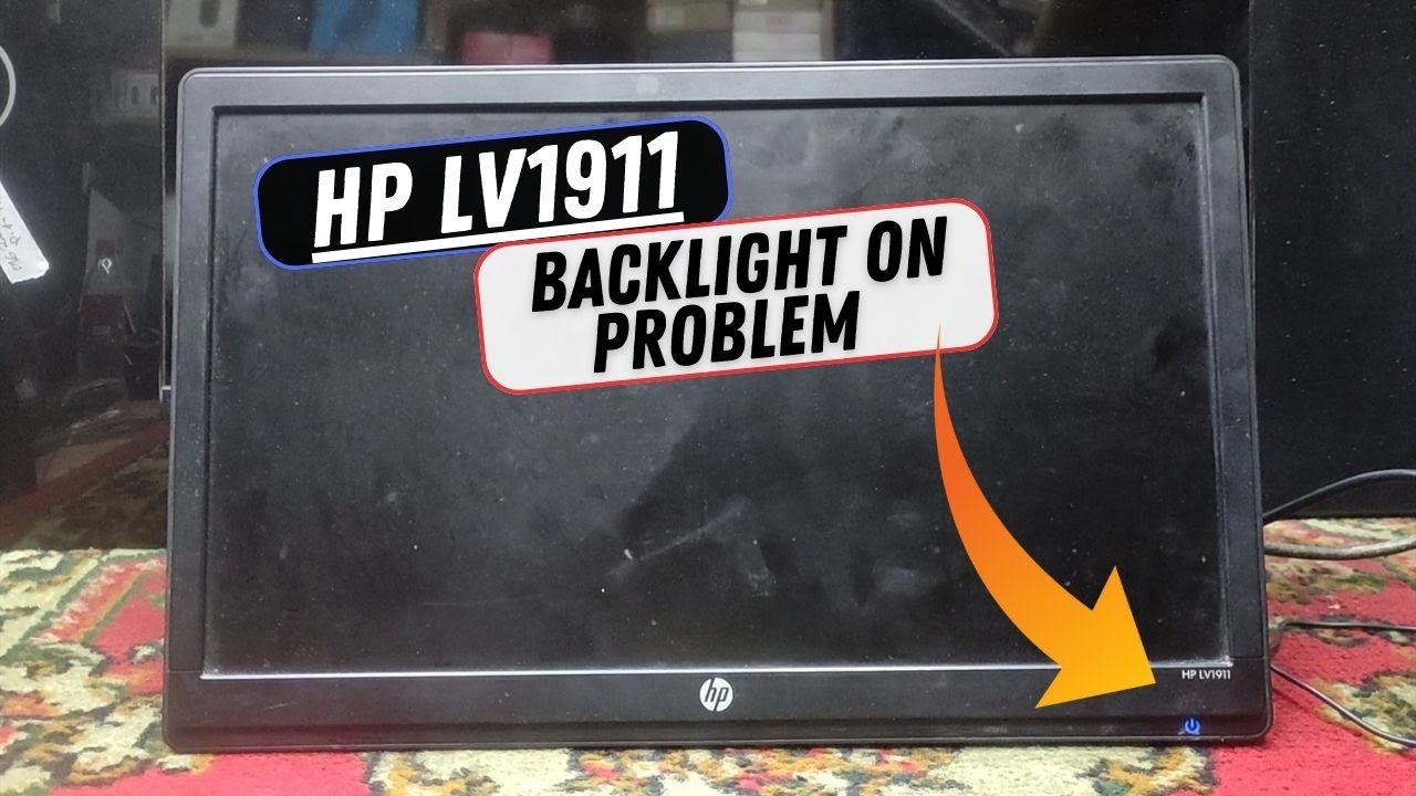 HP Monitor Repair No Backlight On Problem Fix || Created by Afjal ...
