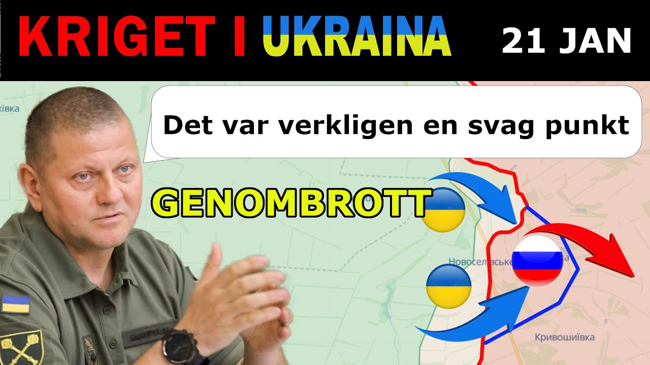 21 Jan: Ukrainarna LYCKAS AVANCERA MOT SVATOVE | Kriget i Ukraina ...