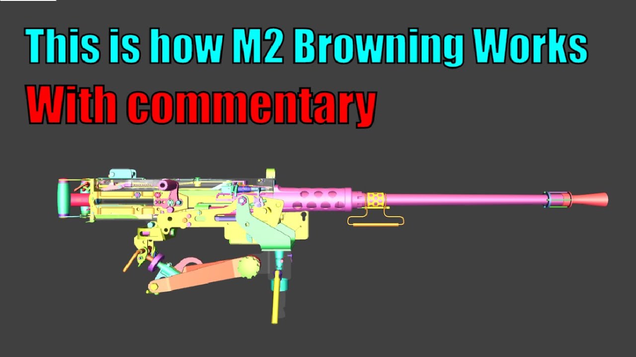 This is how M2 Browning Works with commentary - YouTube