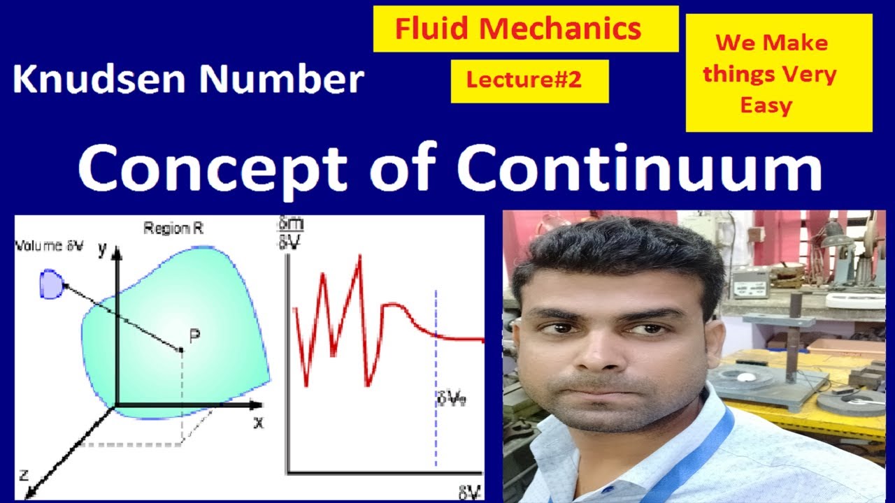 Concept of Continuum || Knudsen Number || Fluid mechanics M01 L02 ...