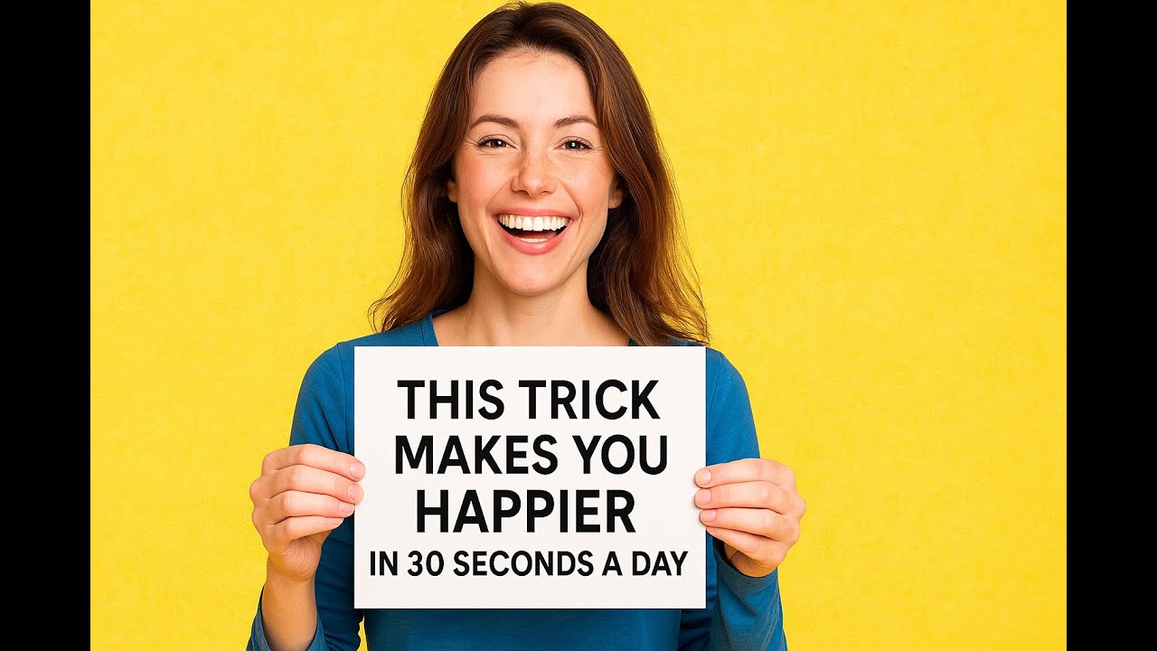 This Trick Makes You Happier in 30 Seconds a Day - YouTube
