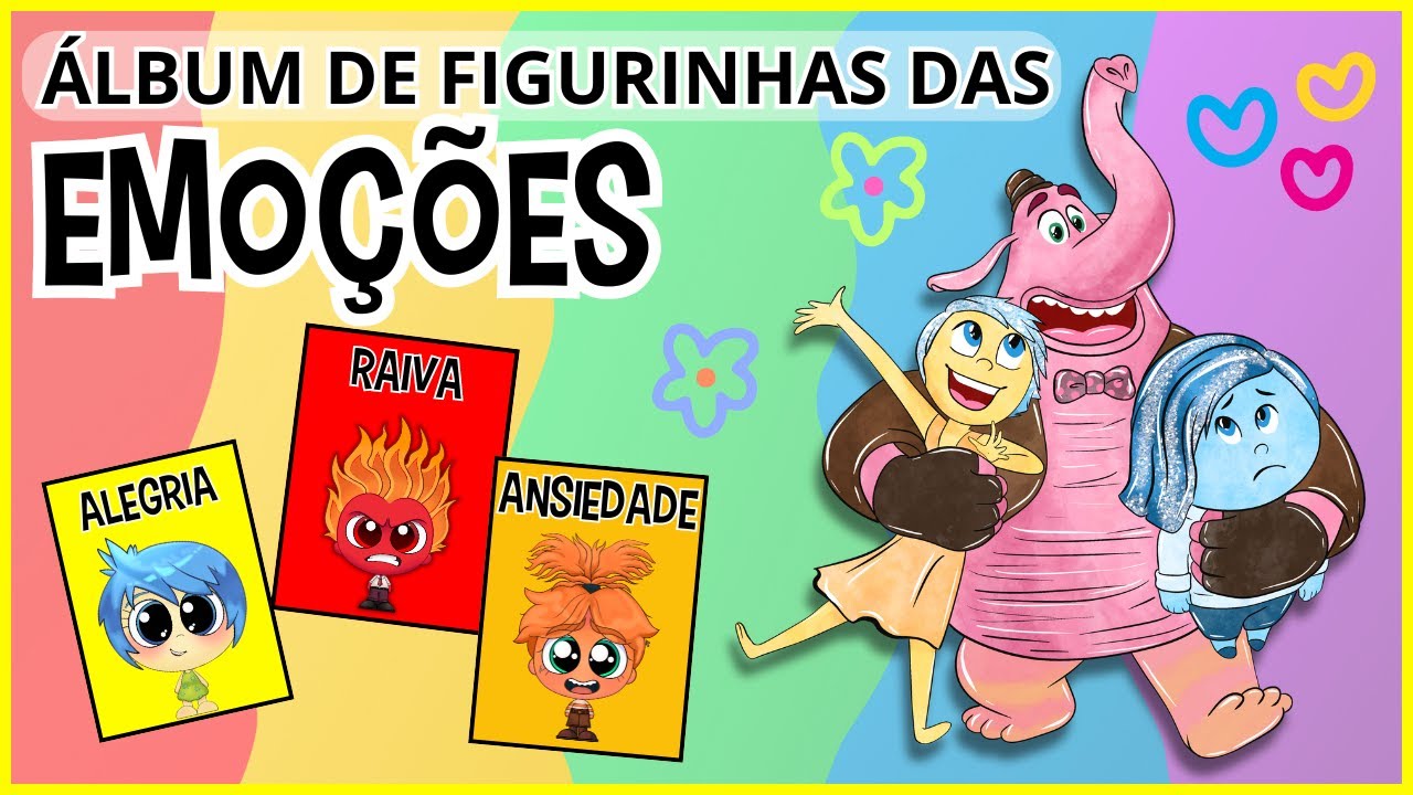 Álbum de figurinhas das Emoções Gratuito - YouTube