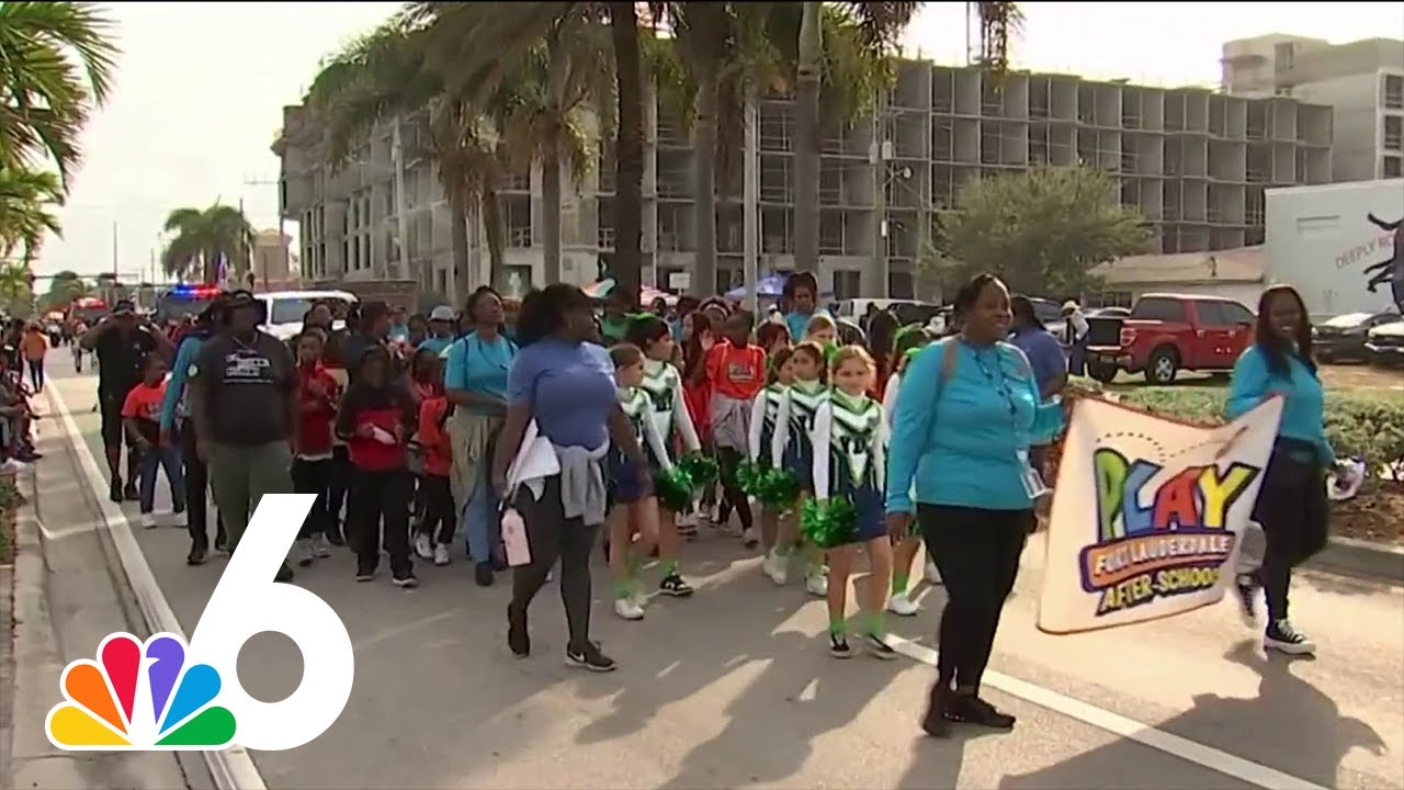 Hundreds of people celebrate Dr. Martin Luther King Day with parade in ...